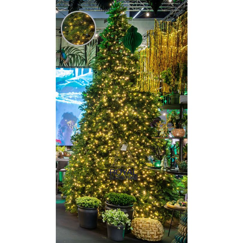 Árbol Gigante PE / PVC - 800 cm - LED cálido integrado - 19070 luces - ¡El árbol gigante, árbol ...